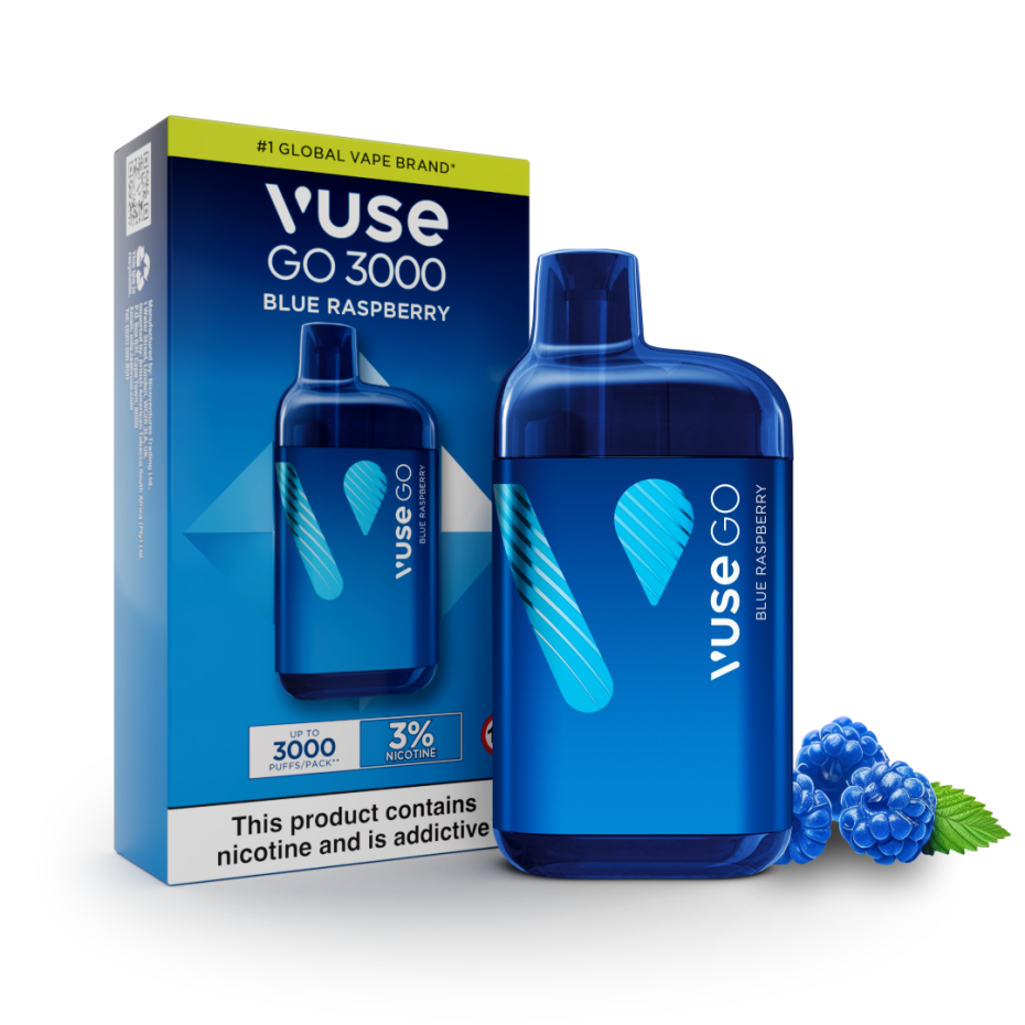 Buy Vuse GO 3000 Blue Raspberry | 3000 Puff Disposable Vape